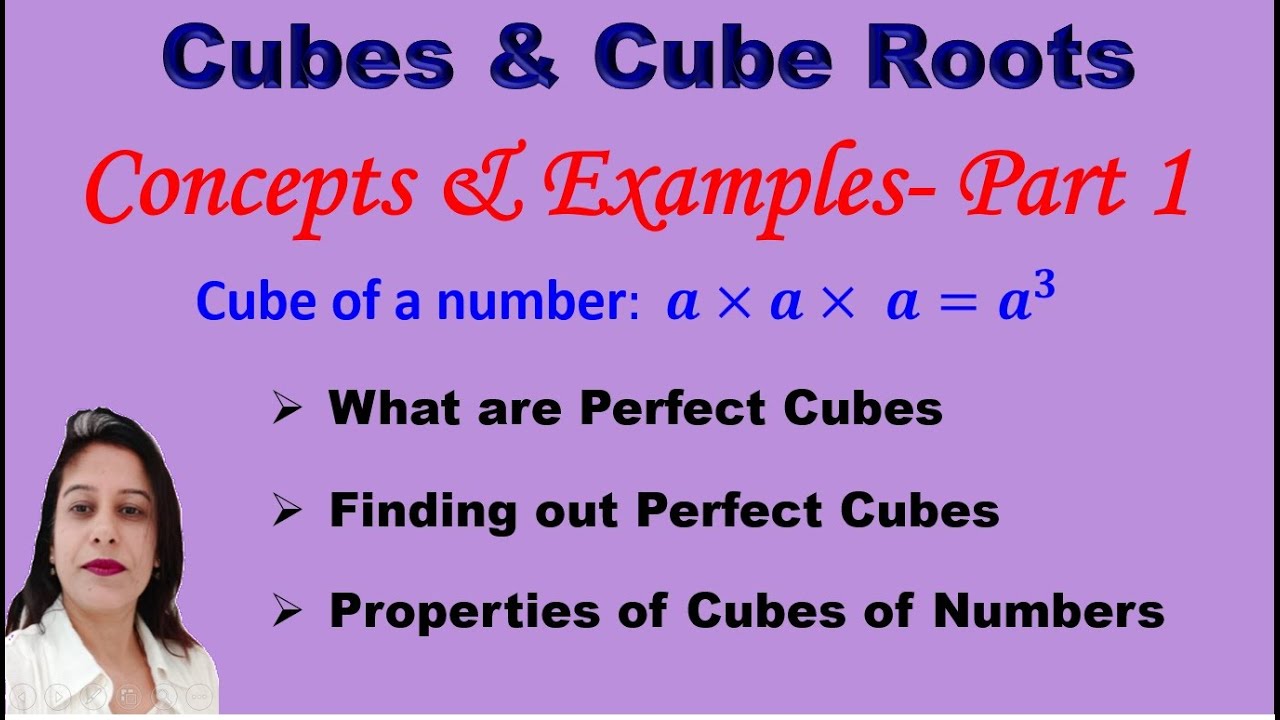 What are cubes & Properties of cubes- Cubes & Cube Roots-Concept Part-1 ...