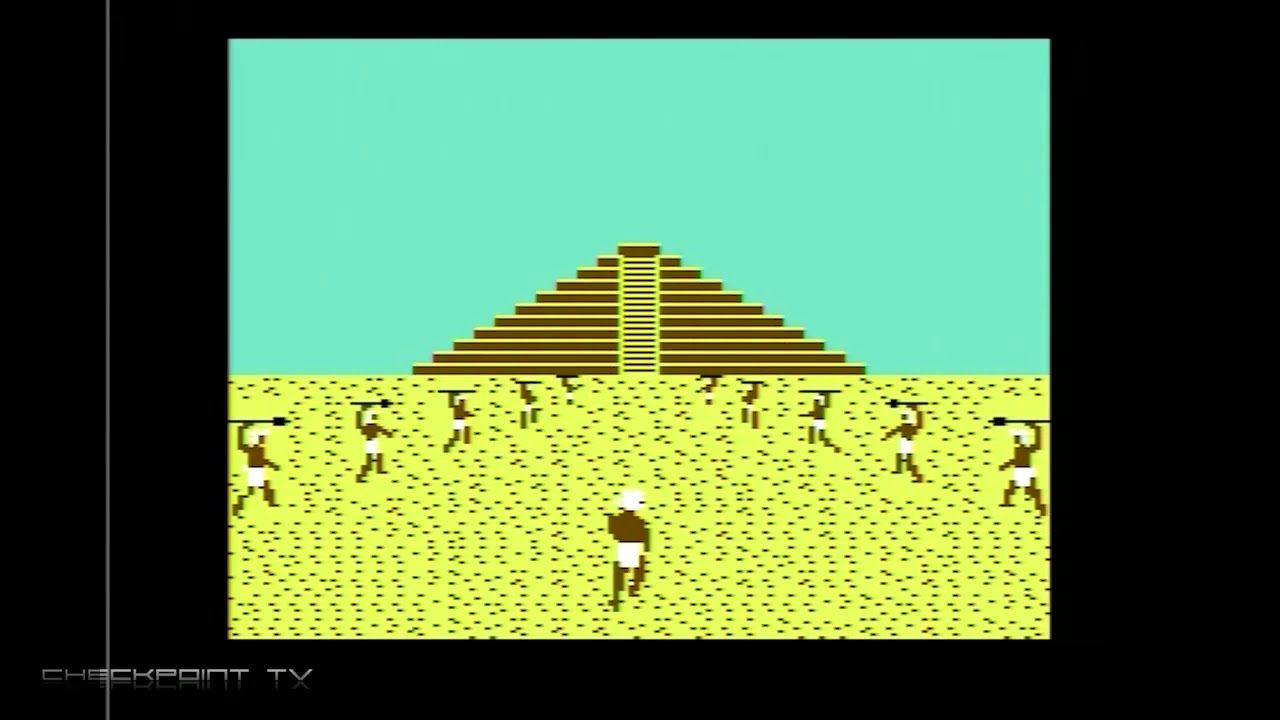Aztec Challenge - Classic Action Game C64 Gameplay 50 FPS - YouTube