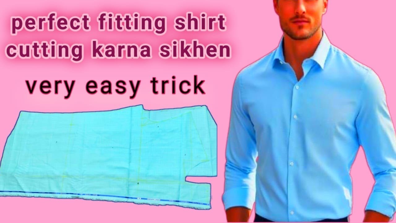 Mens formal shirt cutting how to cut formal shirt shirt cutting kaise ...