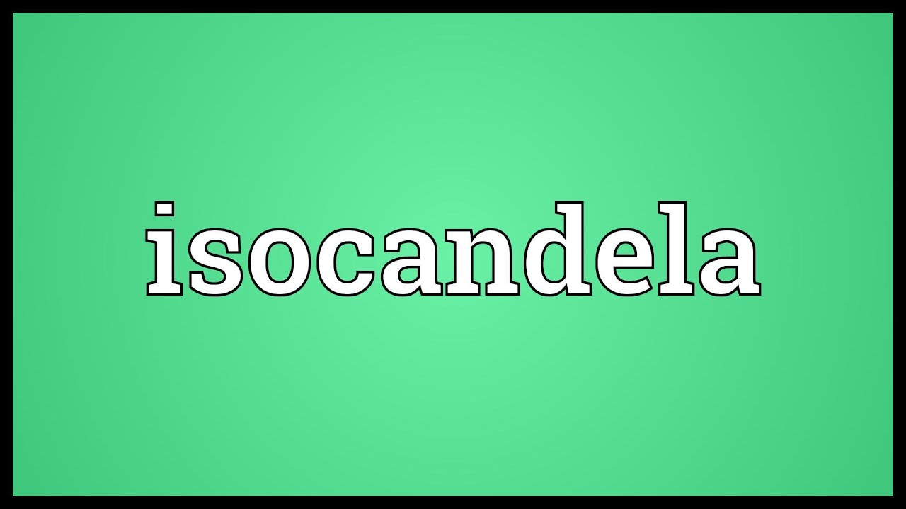Isocandela Meaning - YouTube