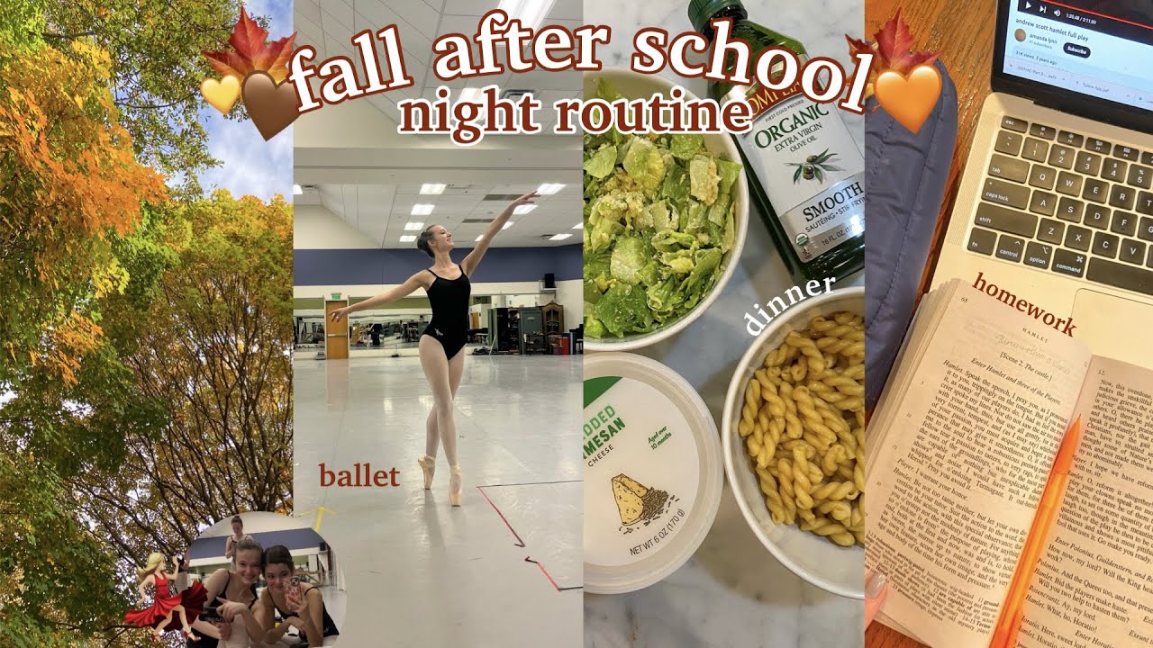 my senior year after school night routine 🍁 - YouTube