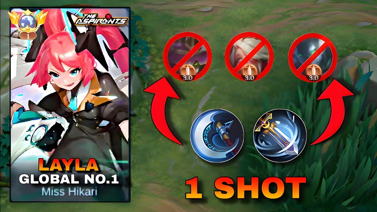 LAYLA 1 HIT BUILD | MLBB TOP 1 GLOBAL LAYLA #mlbb #layla # ...