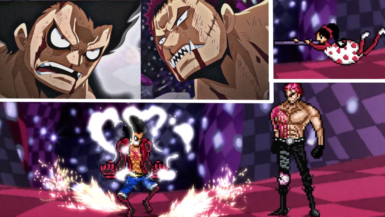 LUFFY VS KATAKURI (MUGEN ONE PIECE) ANIMATION, FIGHT, SNAKEMAN ,ETC ...