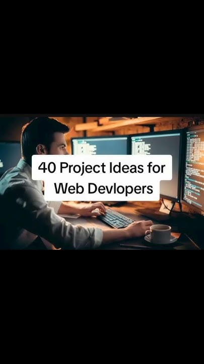 40 Project ideas for web developer#coding #computerscience#webdesign #coders #html #html # ...