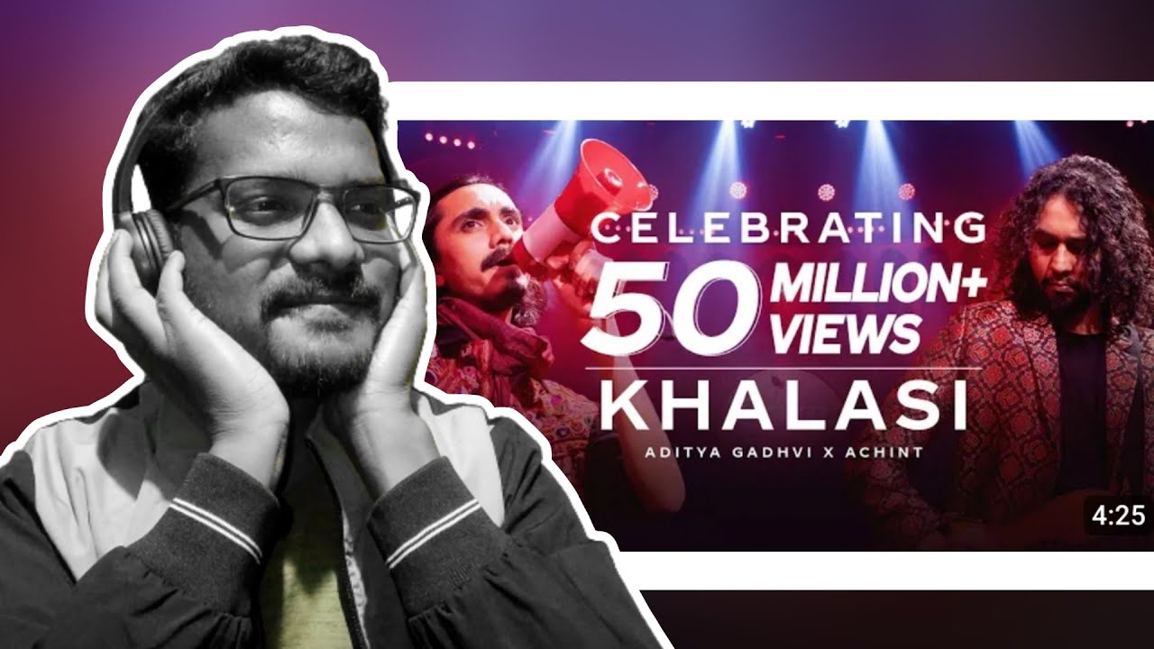 Khalasi Song Reaction | Coke Studio Bharat | Aditya Gadhvi | Achint ...