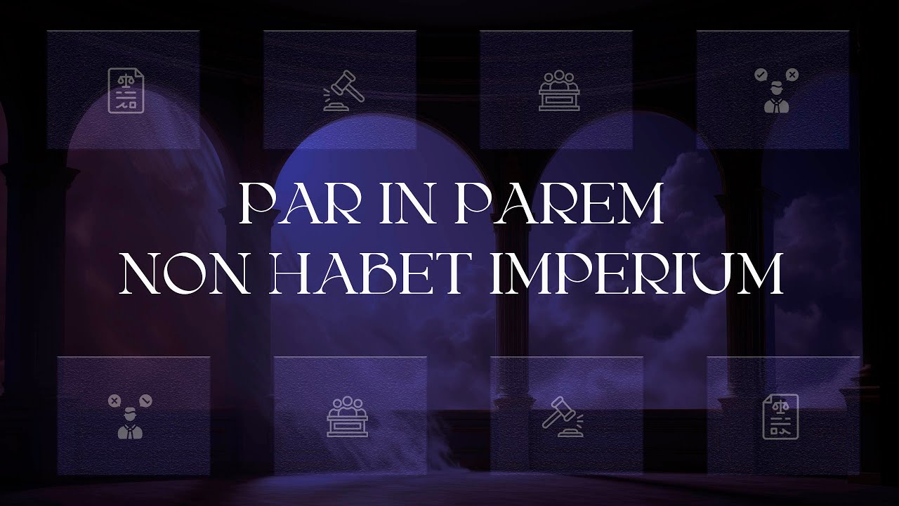 Par in parem non habet imperium - YouTube