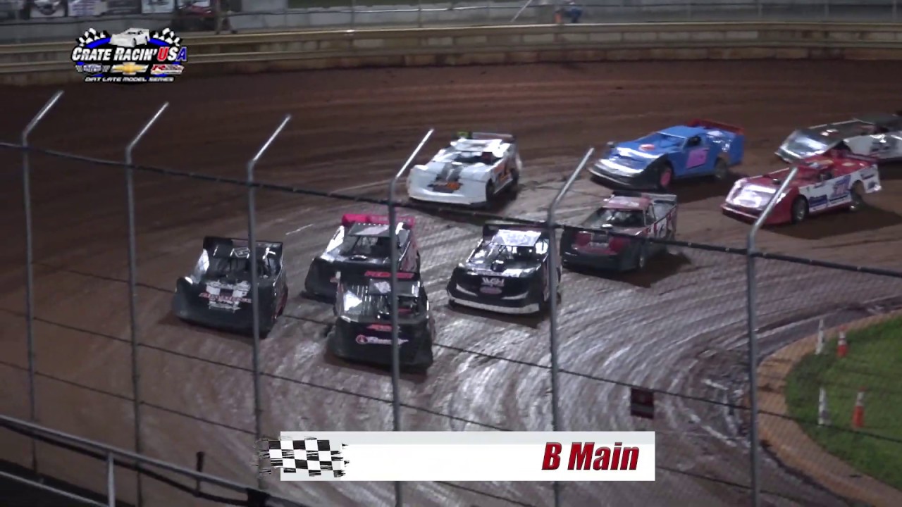 Crate Racin' USA Dirt Late Model Touring Series B Main from Mountain ...