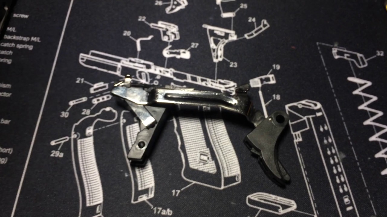 Glock Trigger Mod/Upgrade (for smaller hands) - YouTube