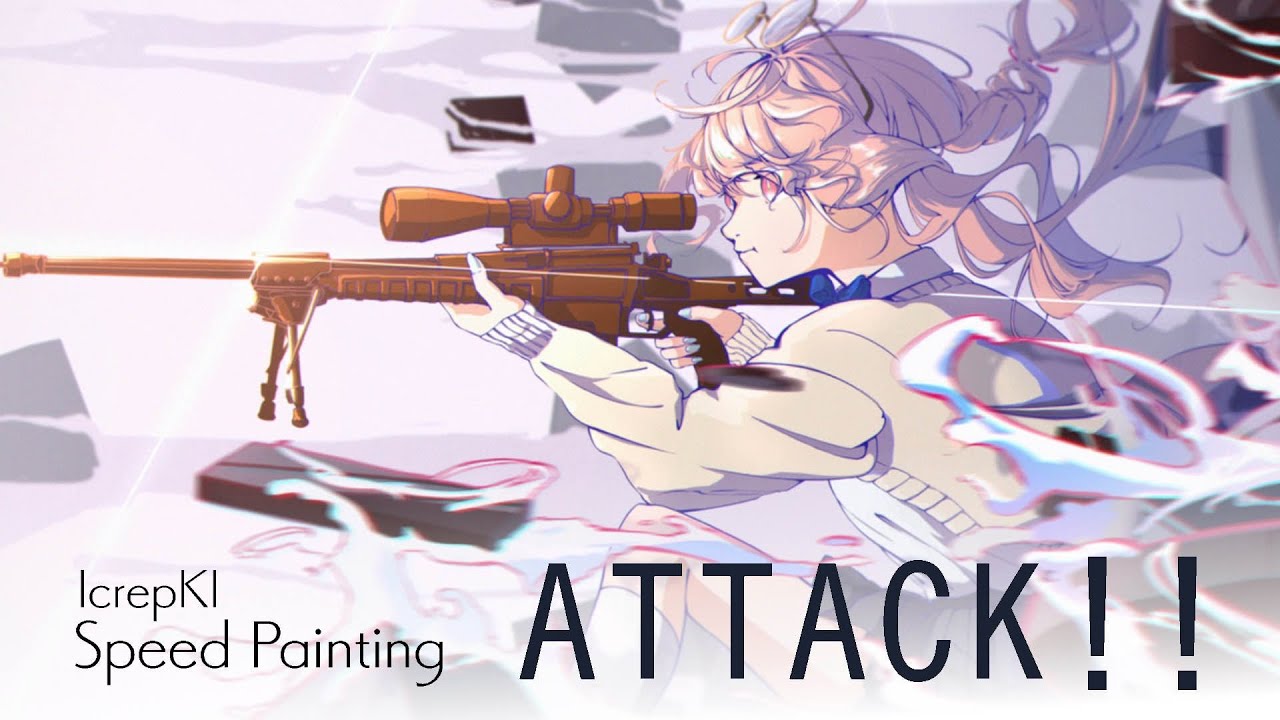 [SPEED PAINT] ATTACK!! - IcrepKI - YouTube