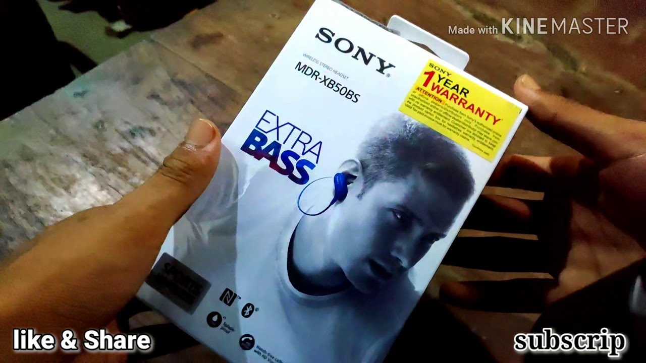 Unboxing video Sony XB50 Bluetooth Headphone ..... Episode 14 - YouTube