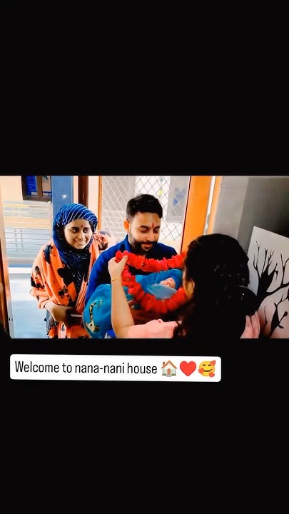 Aayra grand welcome to nana-Nani house 🏠 ️ ️ #cutebaby #viralvideo #princess #baby - YouTube