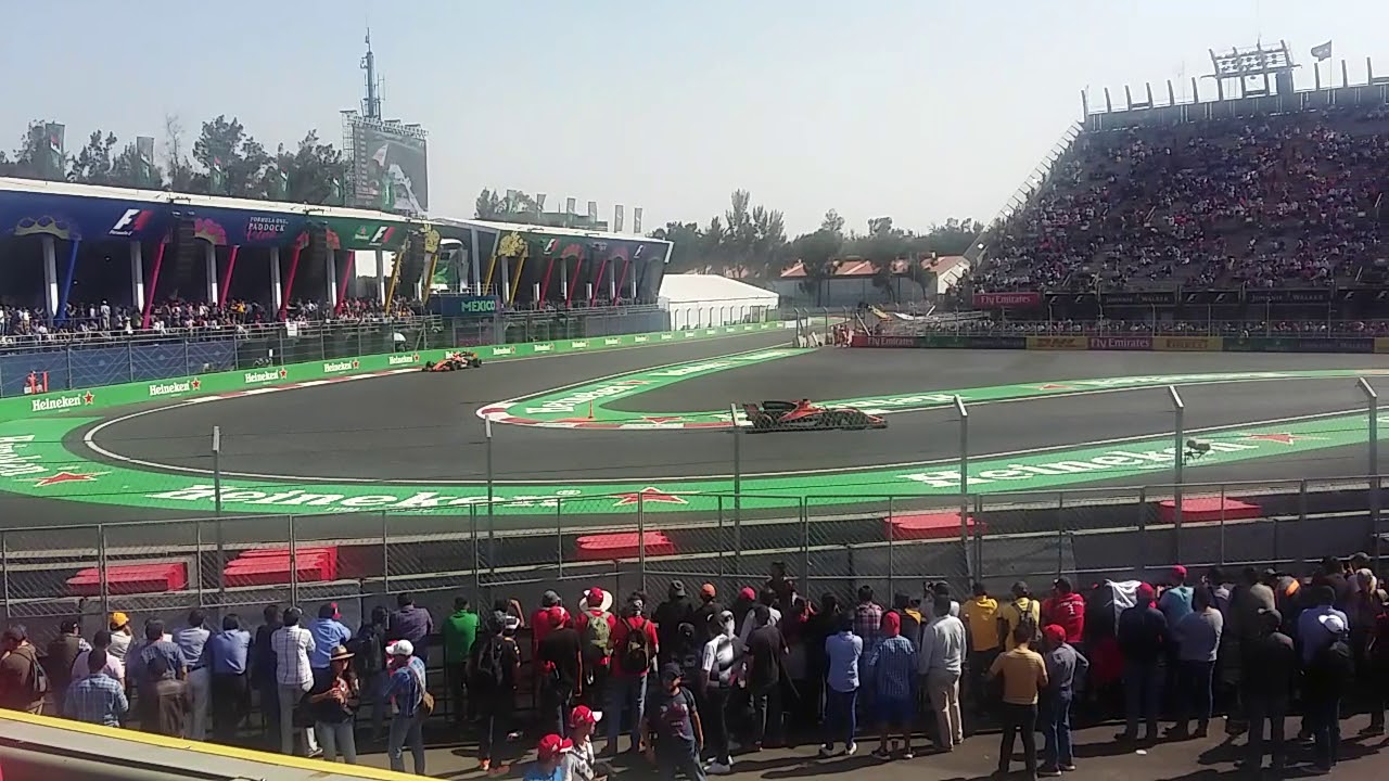 F1 2017 práctica libre 2 Mexican Gp Foro Sol Ferrari Force India Vettel ...