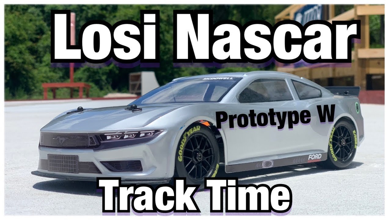 Losi NASCAR 1/12 Race Cars FIRST EVER TRACK RACE!! - YouTube