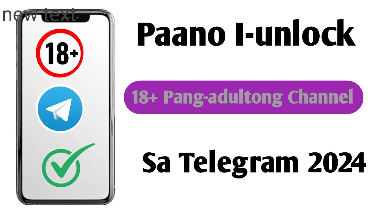 Paano I-unlock ang Telegram Adult Channel 2024 | Paano I-unblock ang ...