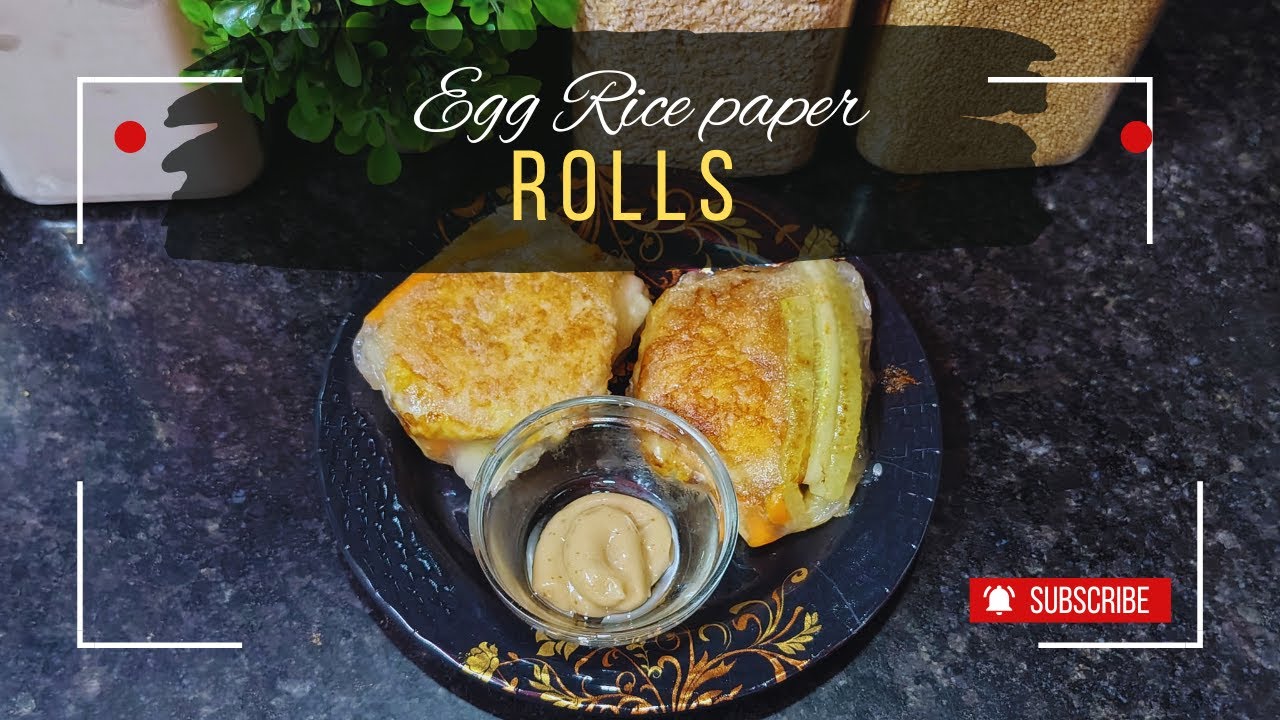 Egg Rice Paper Rolls Recipe — Quick, Crunchy & Creamy! - YouTube