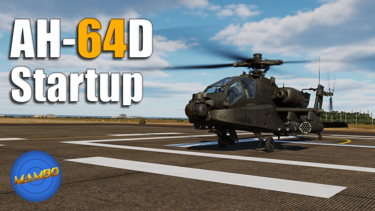 How To Startup The AH-64D Apache | DCS World - YouTube