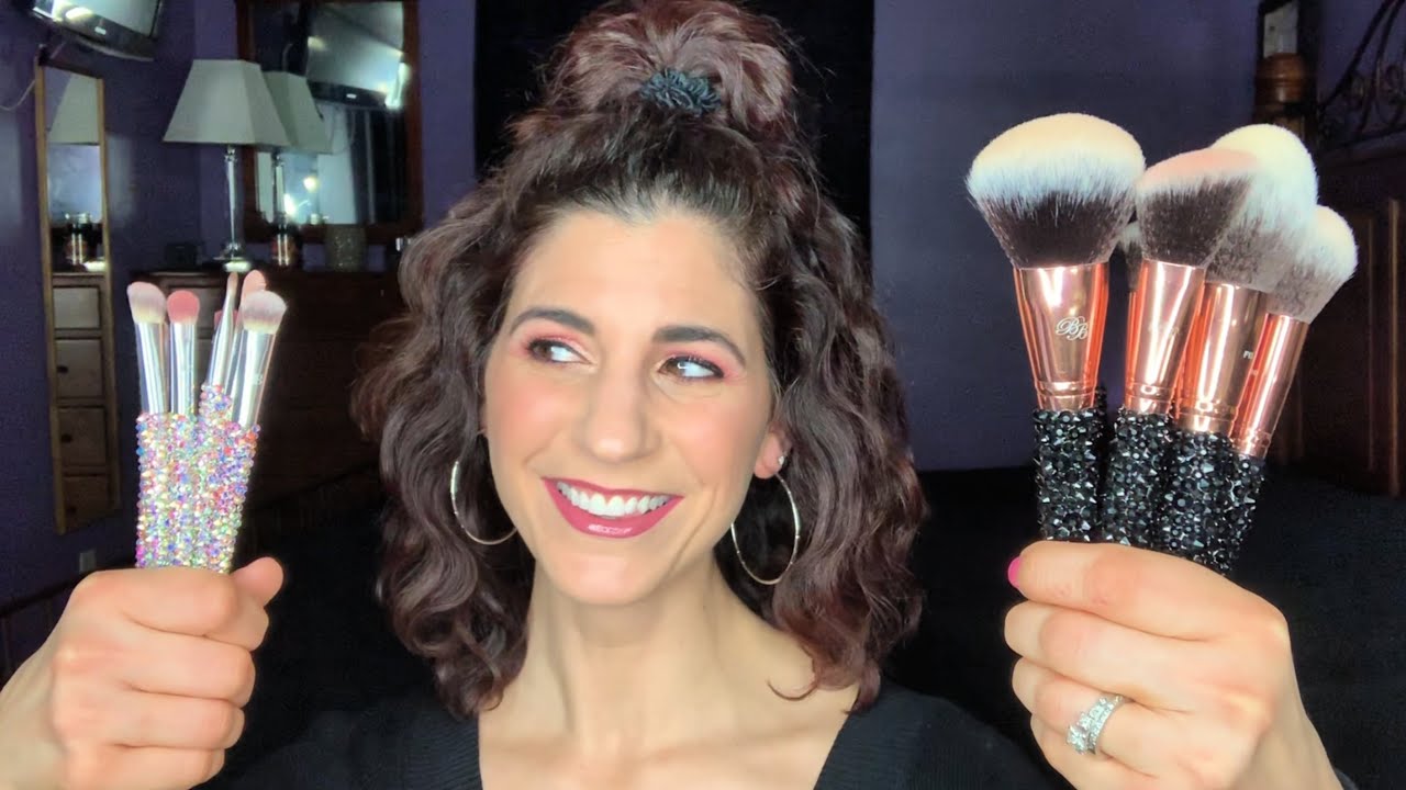 Blinged Brushes Makeup Tutorial and Review - YouTube