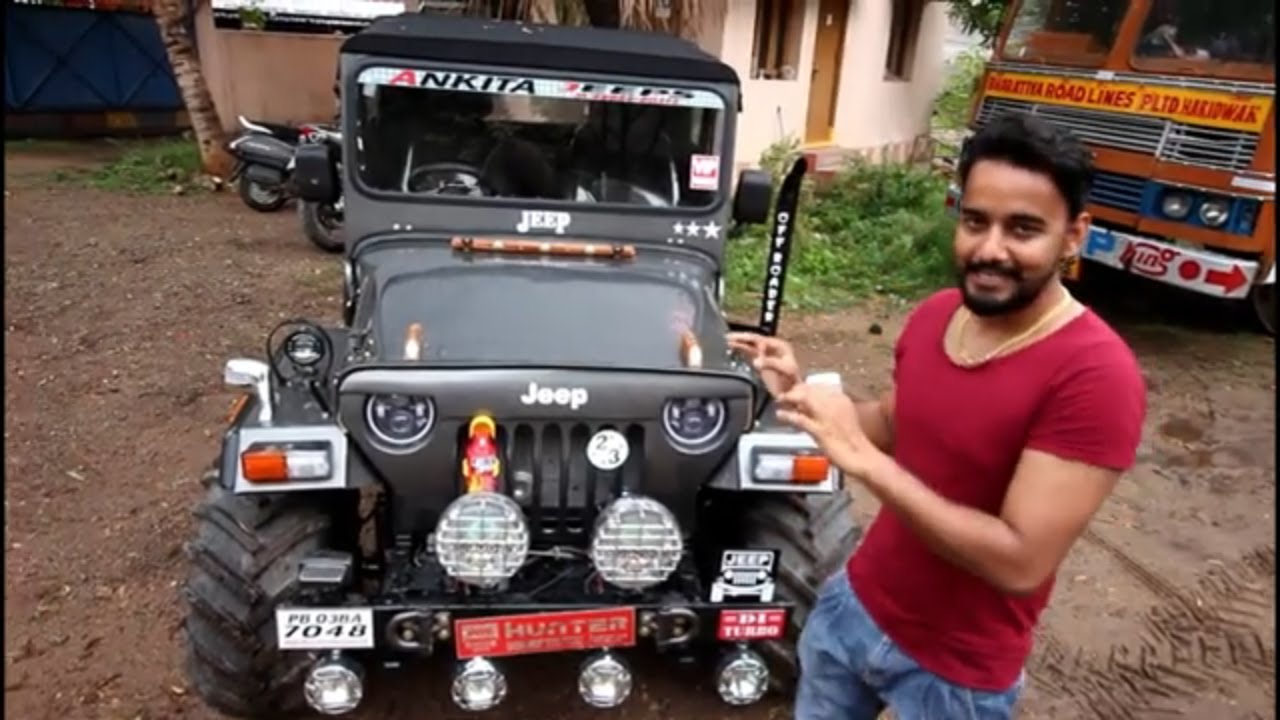 Chepest Modified Whilly Jeep With Mini Monster Tyer !! - YouTube
