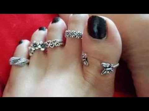 Bichhiya or toes ring design... Latest and new design - YouTube