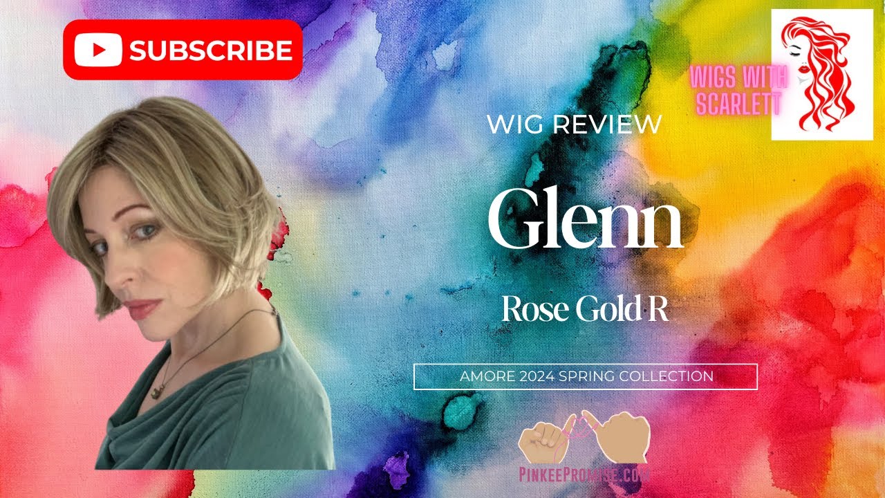 Glenn by Amore Rose Gold R Wig Review - YouTube