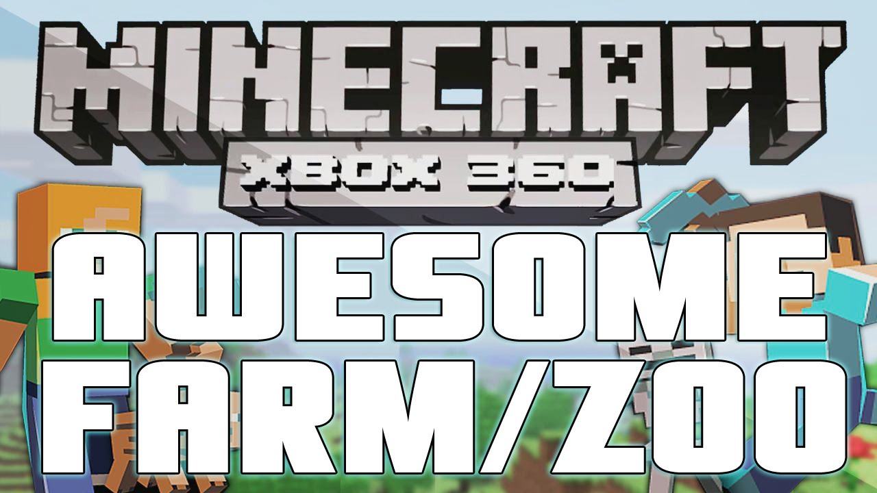 Minecraft XBOX 360: HUGE Farm & Zoo Project (Community Farm & Zoo in ...