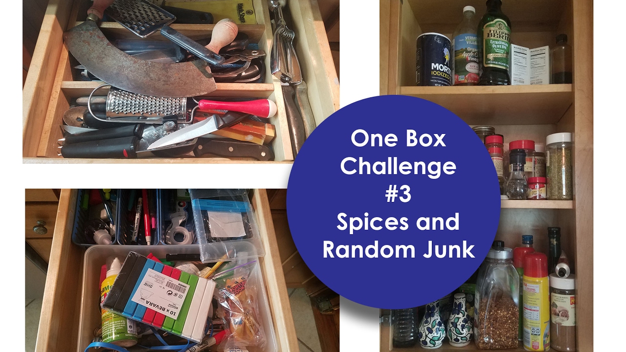 One Box Challenge|| Box # 3 || Spices and Random Junk || Collab - YouTube