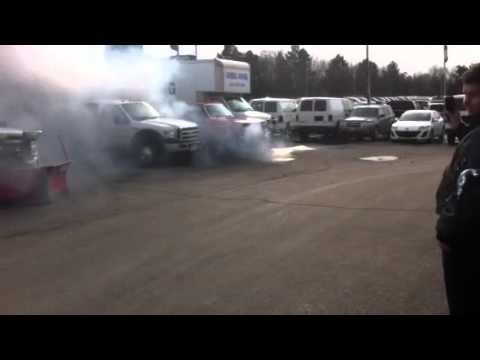7.3L runaway diesel - YouTube