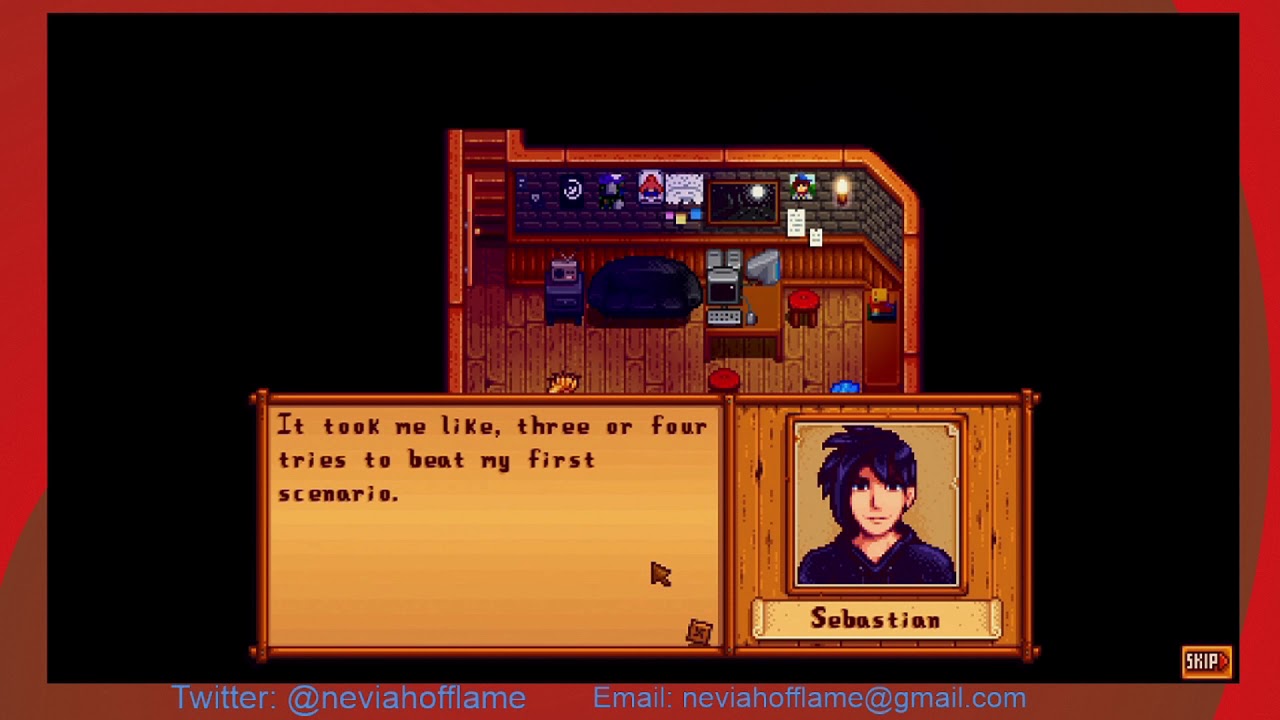 Stardew Valley pt. 70: Sebastian's 6 Heart Event - YouTube