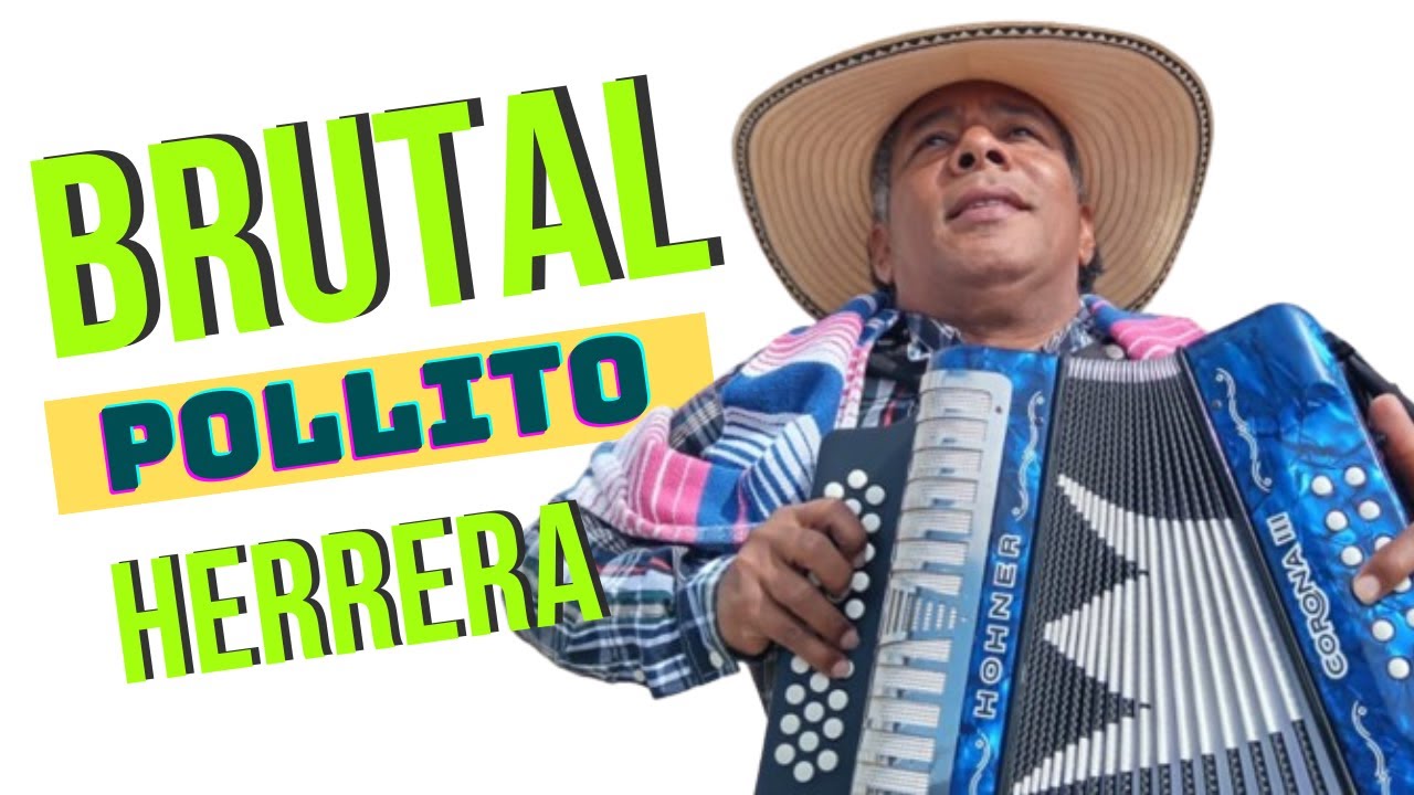 Increíble lo que toca el acordeón el pollito Herrera // próximo rey ...