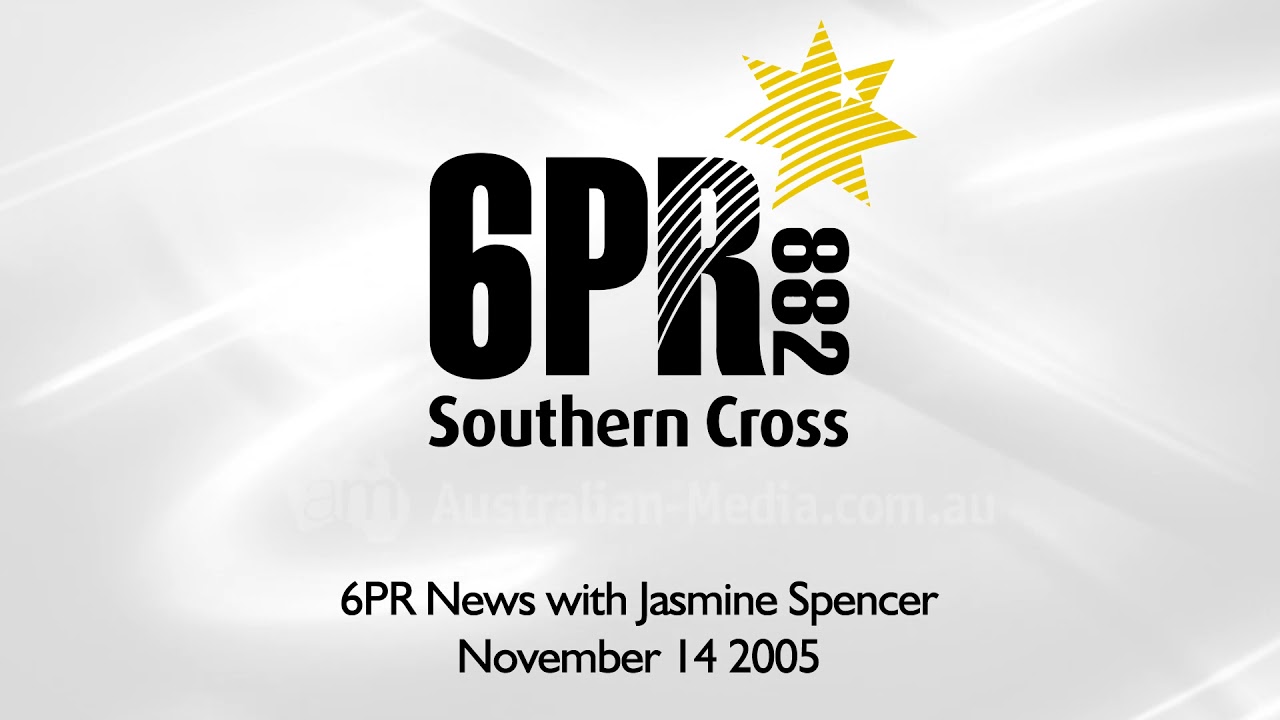 6PR Perth - News with Jasmine Spencer (November 14, 2005) - YouTube