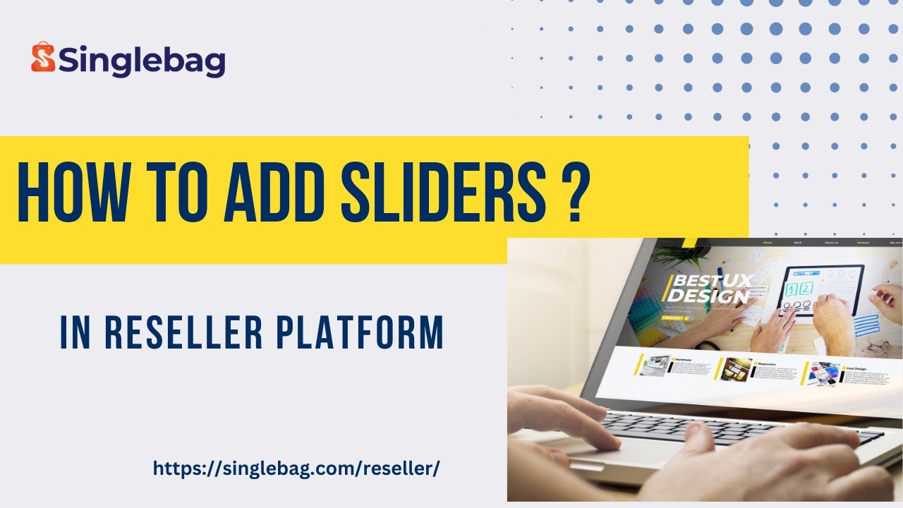 How to create sliders in your store? - YouTube
