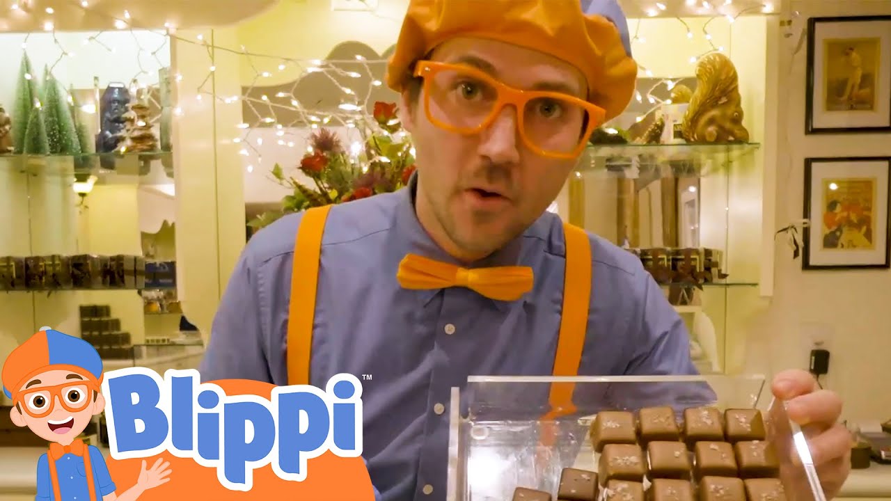 Blippi Visits a Chocolate Shop - Yummy Chocolate Surprise | Blippi ...
