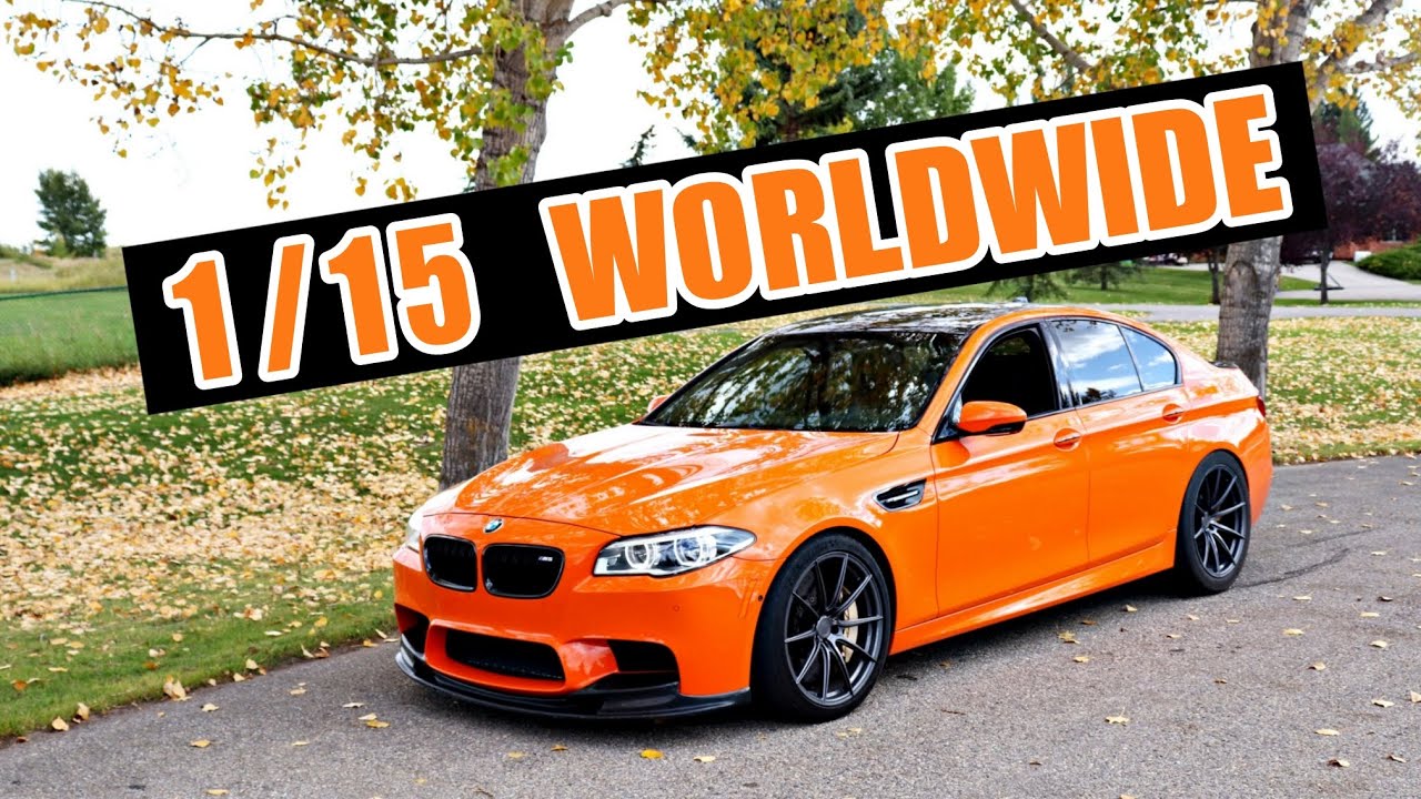 FIRE ORANGE BMW M5 FOR SALE... RARE - YouTube