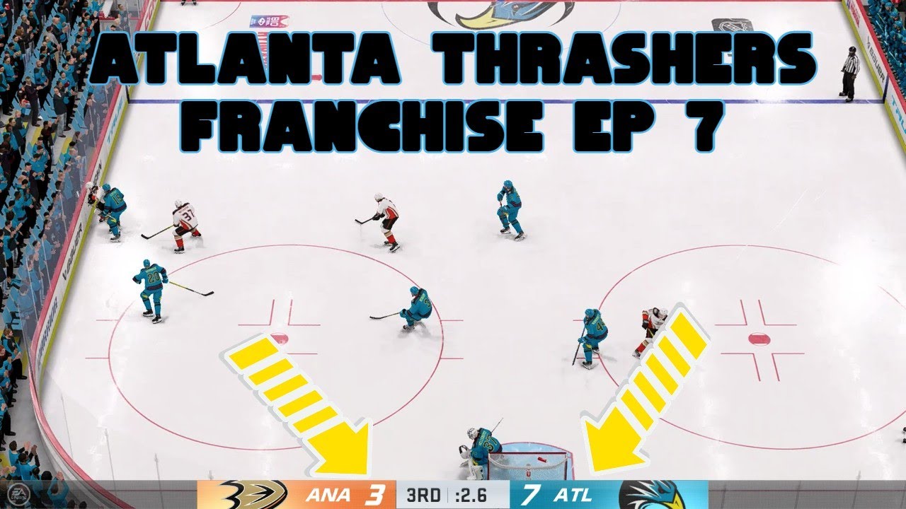 NHL 23 FRANCHISE MODE ATLANTA THRASHERS E7 - YEAR 2 SEASON SIMULATION ...