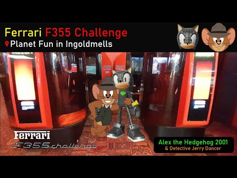 Ferrari F355 Challenge at Planet Fun in Ingoldmells - YouTube