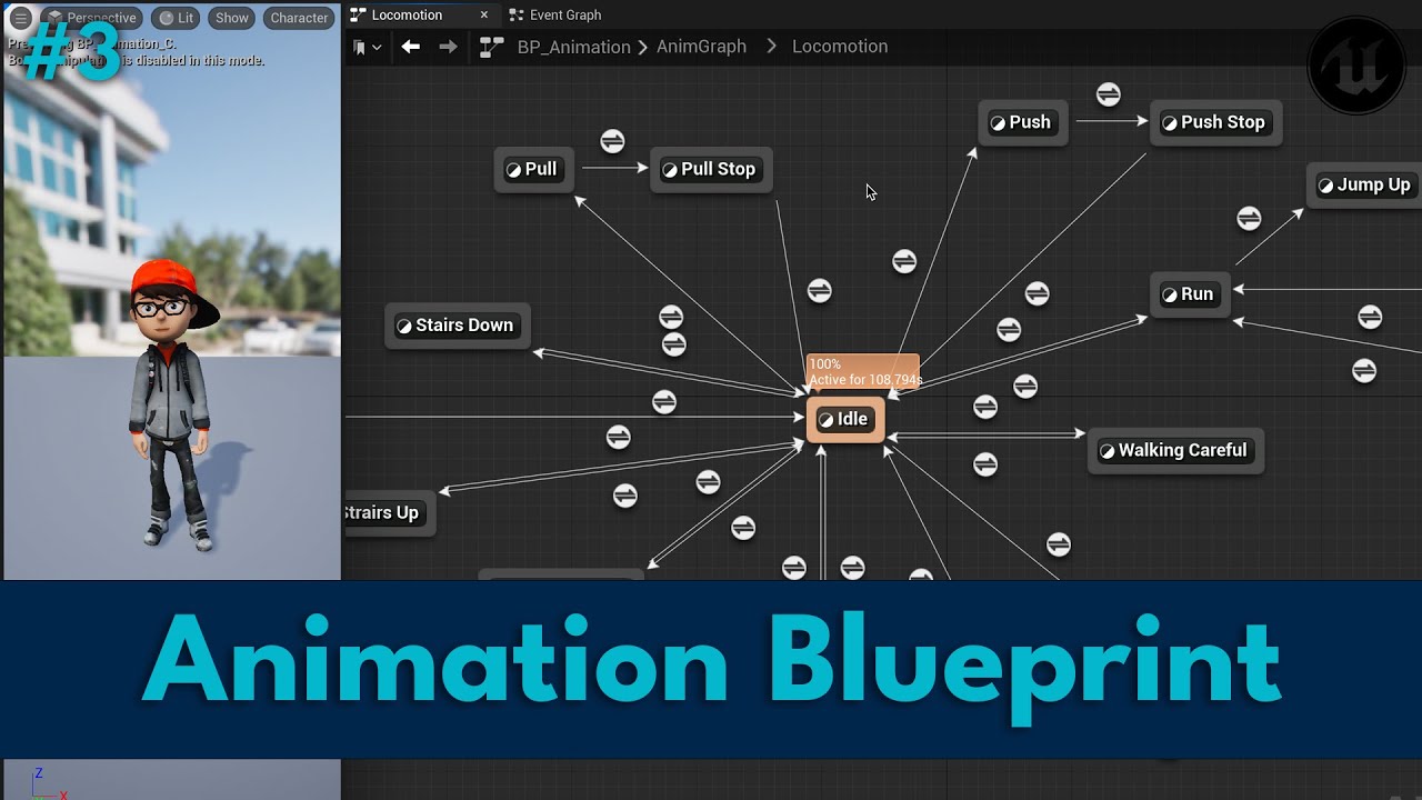 Unreal Engine 5: Make An Animation Blueprint | Tutorial - YouTube