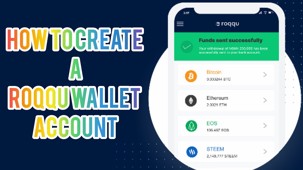 How to create a Roqqu wallet account in Nigeria - YouTube