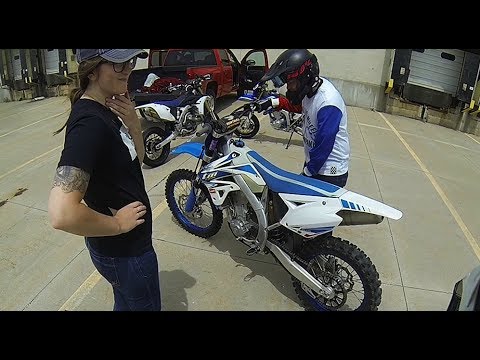 TM RACING 450 FIRST RIDE &WHEELIES! - YouTube