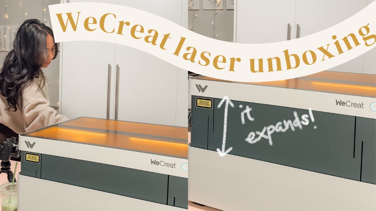Unbox + Set Up the WeCreat Vision Laser Engraver! - YouTube