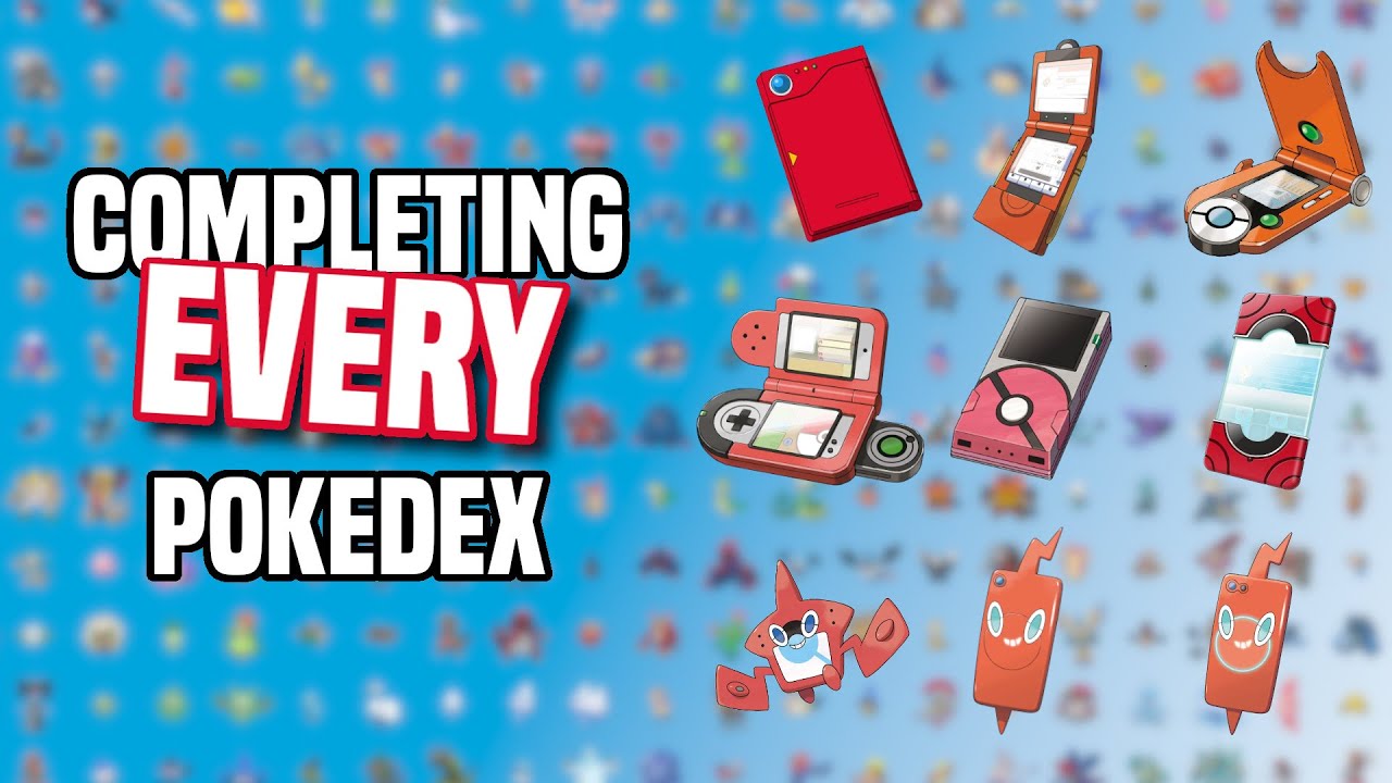 Completing Every Pokemon Generation's PokeDex - YouTube