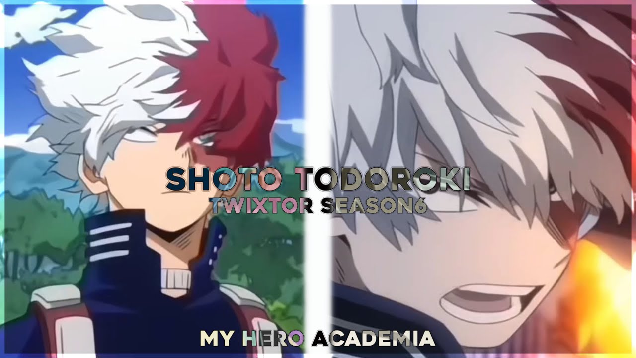 Shoto Todoroki - Free Twixtor clips | My hero academia • season 6 all ...
