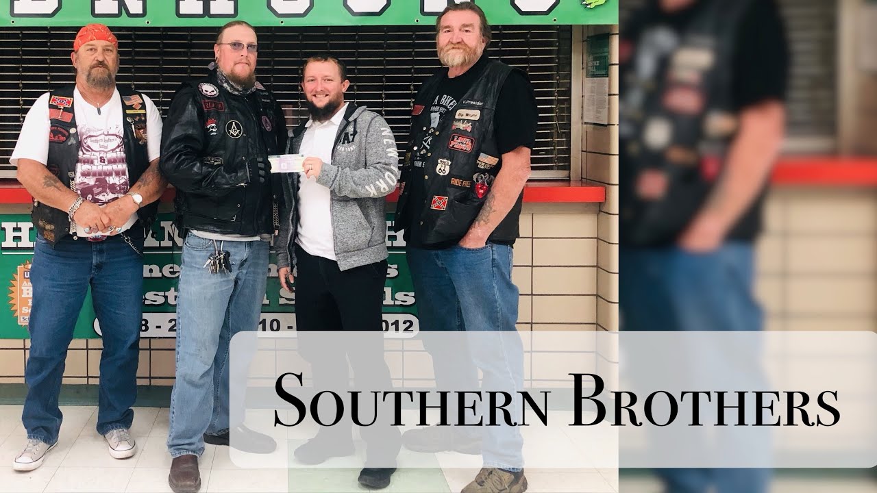 Southern Brothers MC makes donation to Boys & Girls Club - YouTube