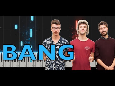 AJR. Bang. Tutorial De Piano. Instrumental. - YouTube