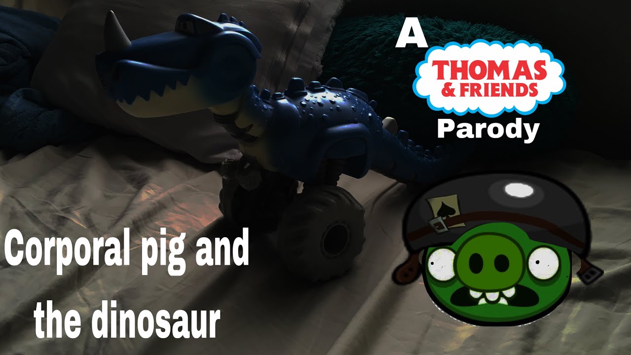Angry bird plush Corporal pig and the dinosaur ( a Percy and the dragon ...