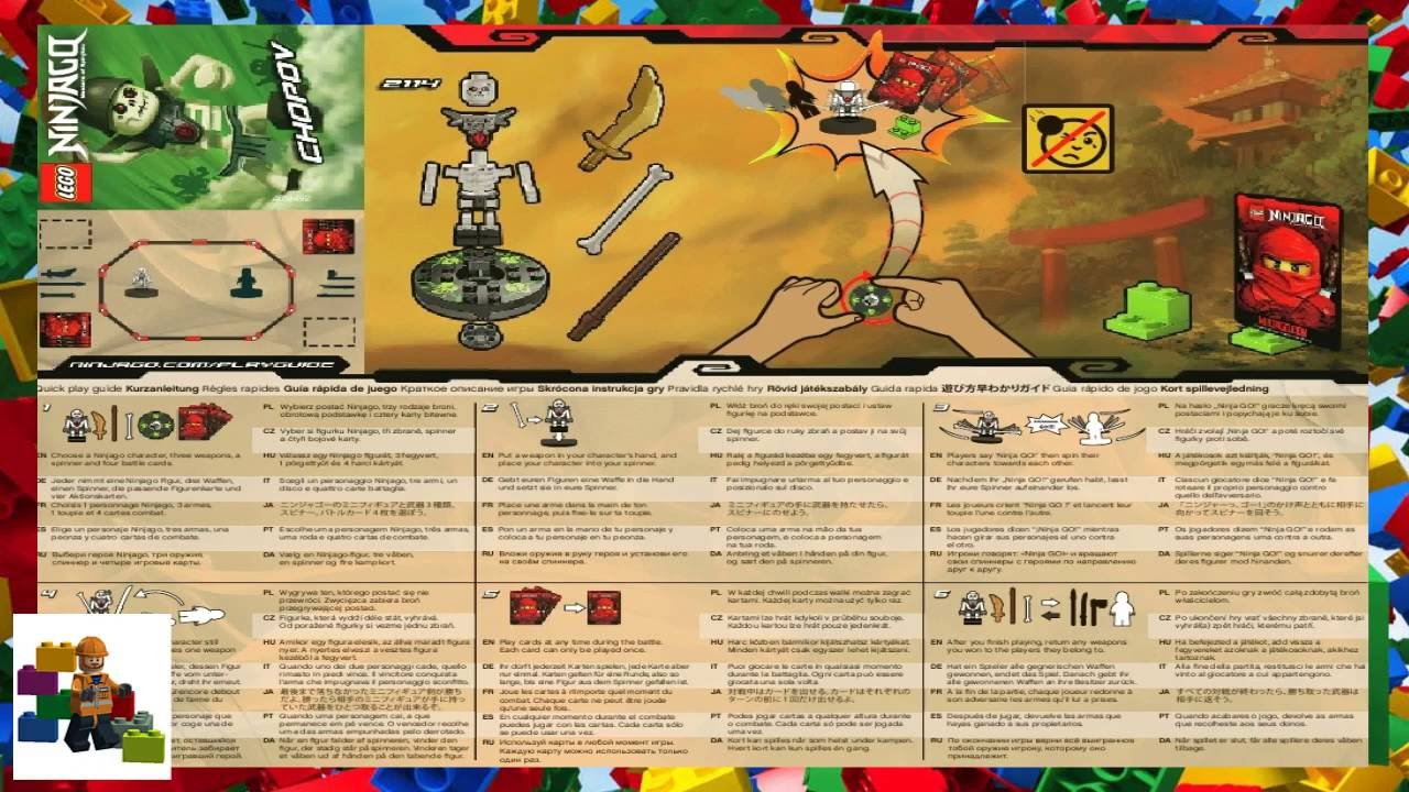 LEGO instructions - Ninjago - 2114 Chopov - YouTube