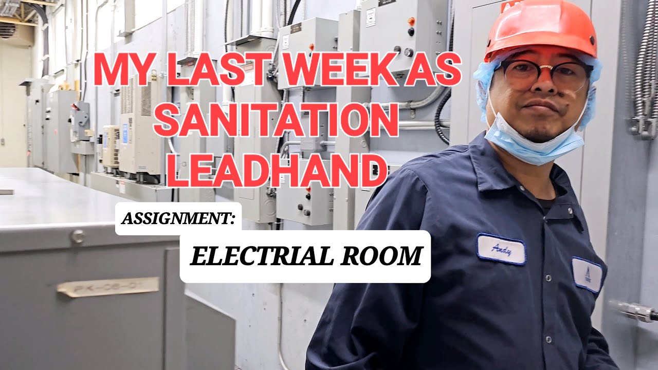 MY FINAL WEEK IN SANITATION WORK: CLEANING THE ELECTRICAL ROOM - YouTube