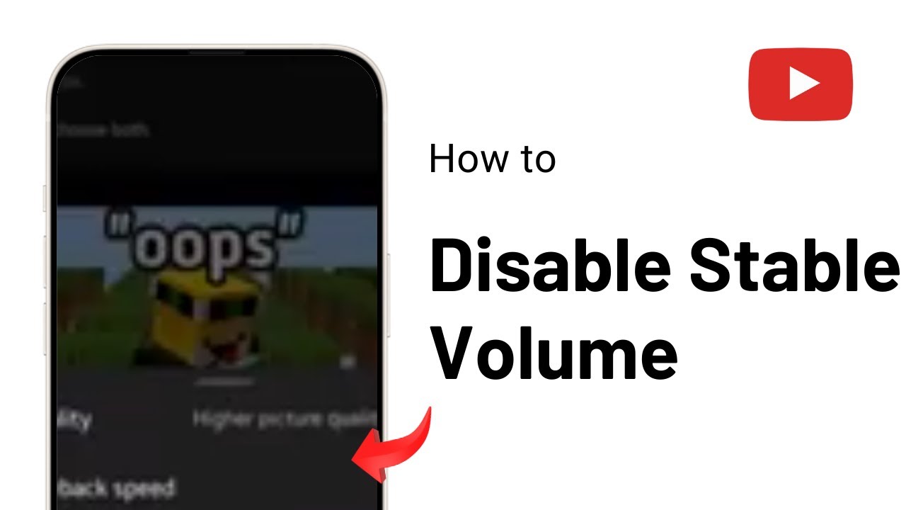 How to Disable Stable Volume on YouTube Mobile - YouTube
