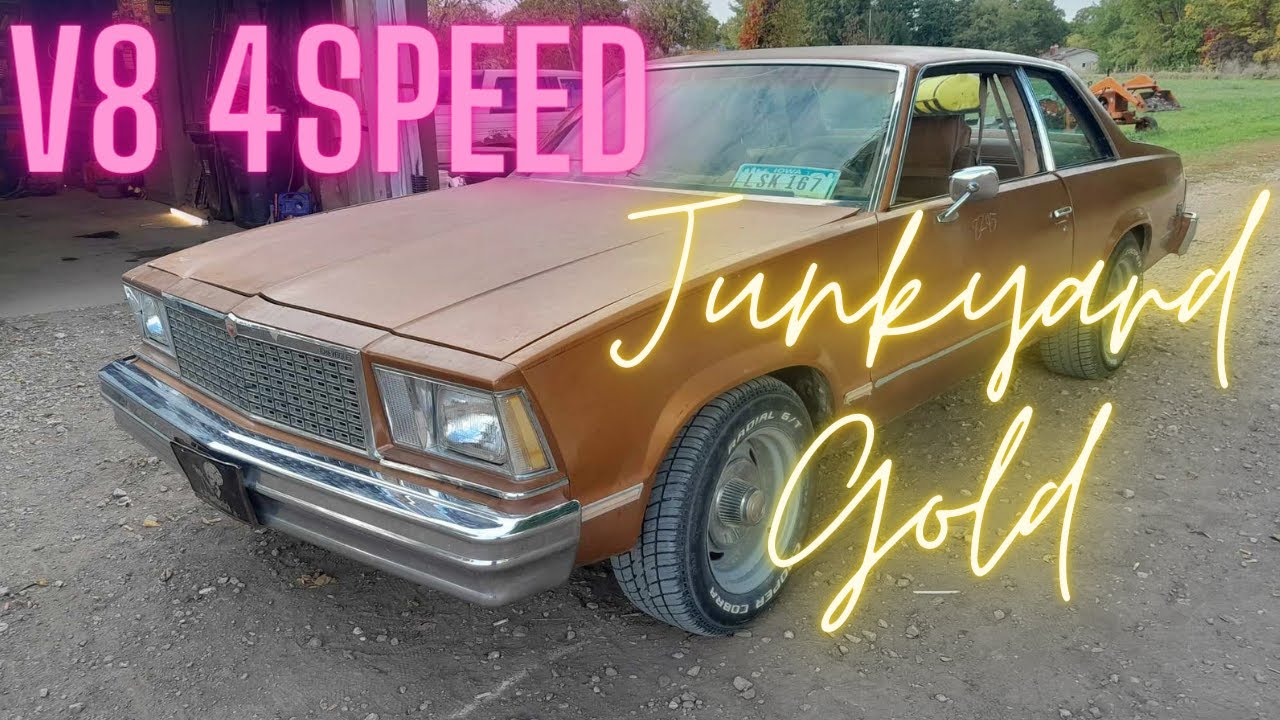 MY JUNKYARD V8 4 SPEED 78 MALIBU + NEW PROJECT - YouTube