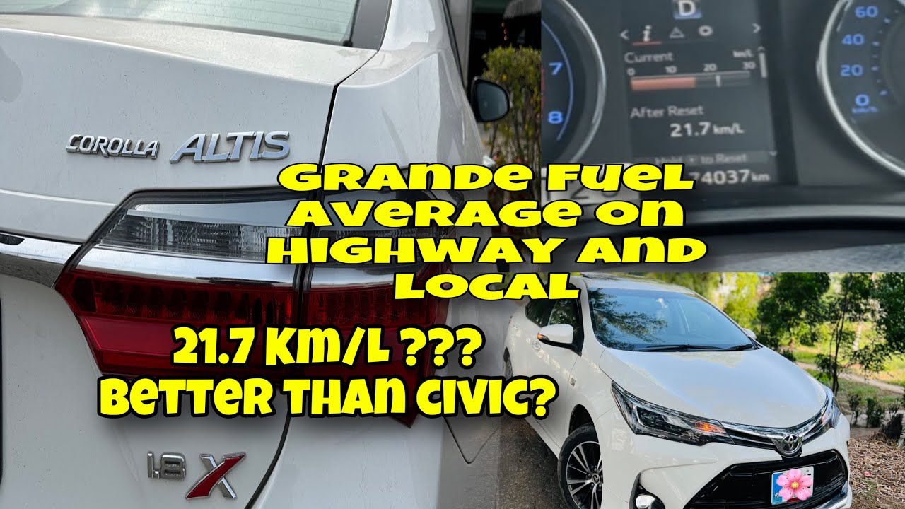 Grande Fuel Average 1.8 on Local and Highway (unbelievable) Toyota ...