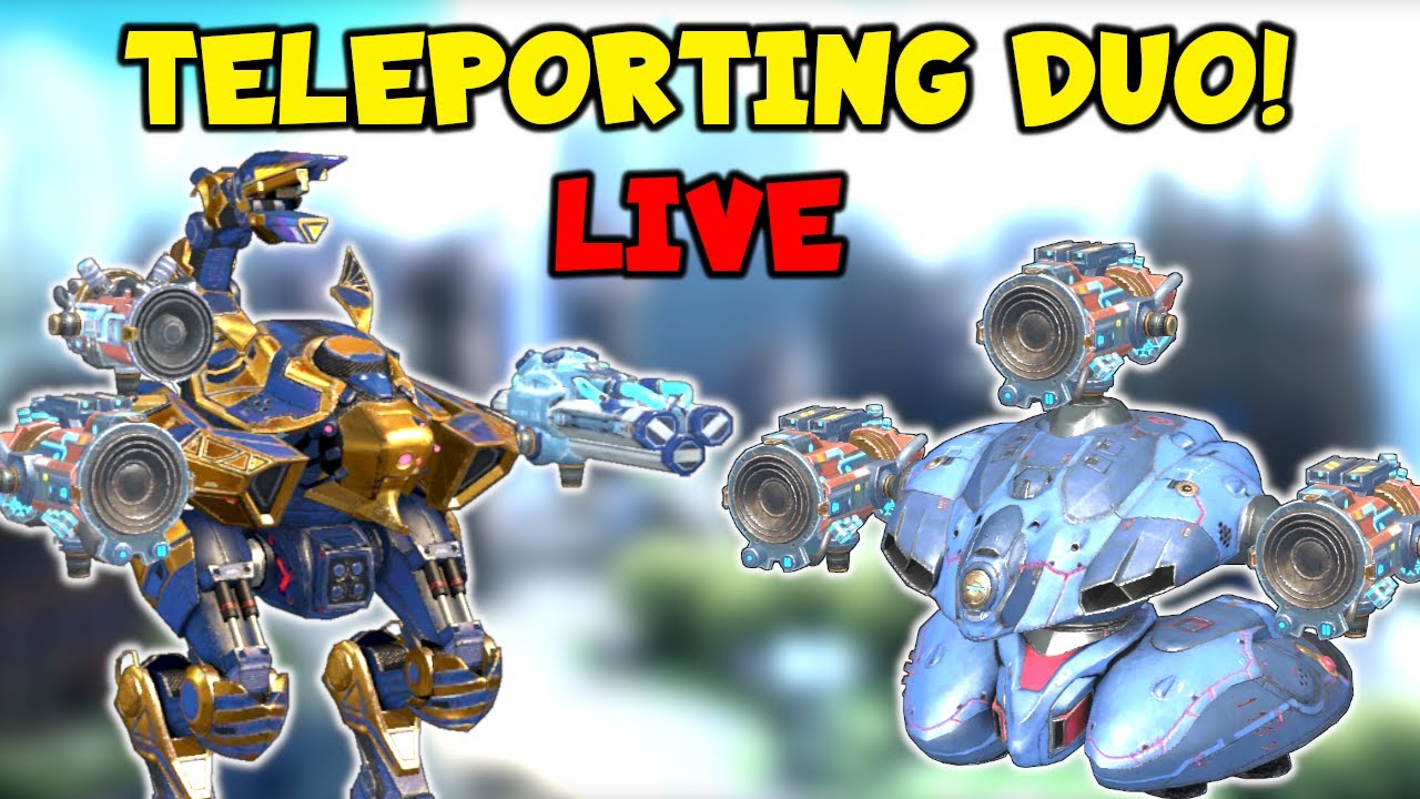 🔴Live New Teleporting Duo! | War Robots 6.8 Mk2 Gameplay WR - YouTube